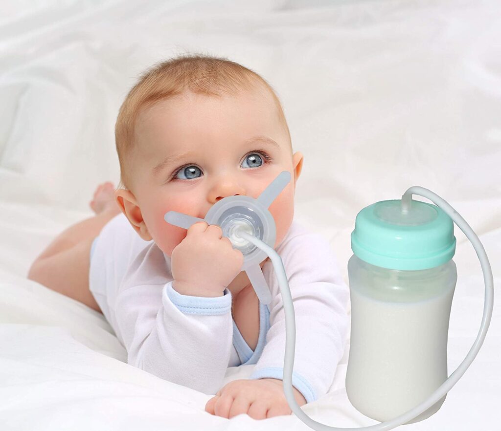 SELF-FEEDING BABY BOTTLE HANDS-FREE | Babys Lane